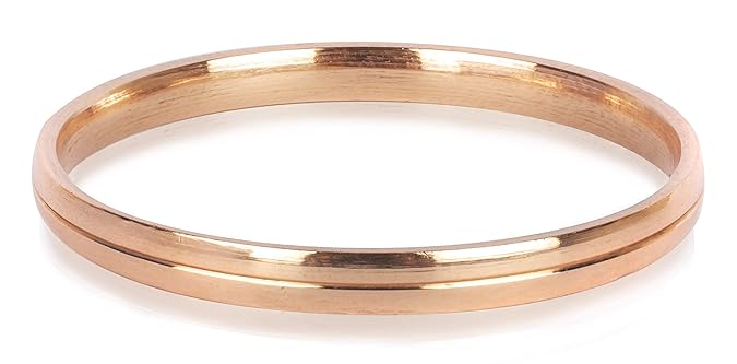 The Amritsar Store 6 mm Plain Copper Kada for Men: Amazon.in: Jewellery