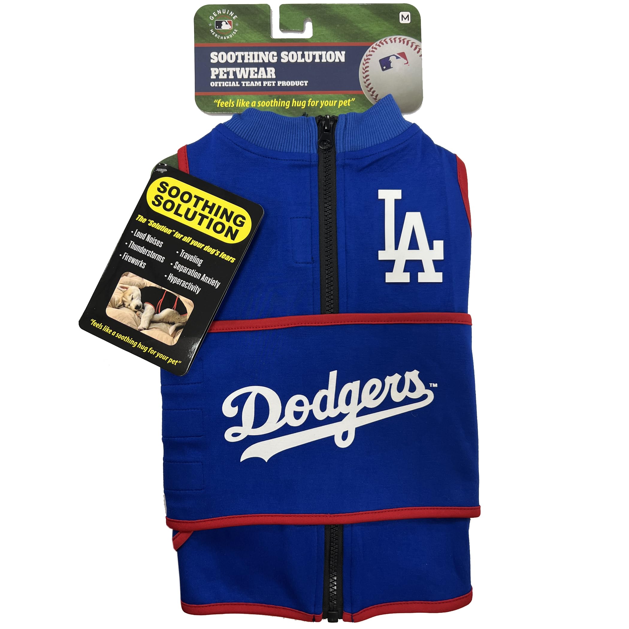 MLB Los Angeles Dodgers Dog Anxiety Shirt Calming Soothing Solution ...