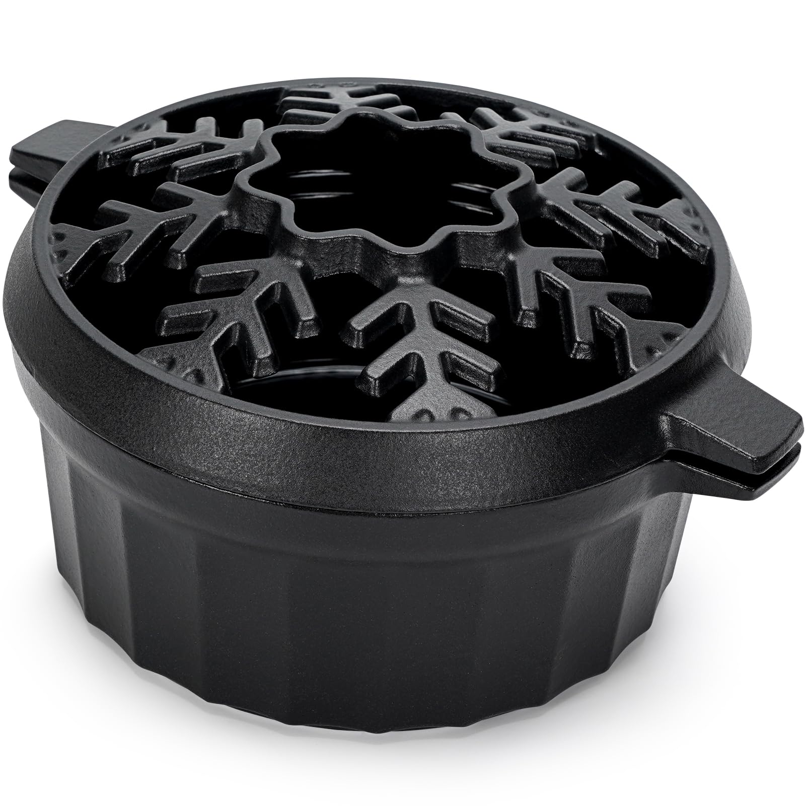 WILLOW WEAVE Cast Iron Wood Stove Steamer 2.5 Quart with Large Opening ...