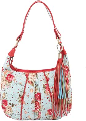 Ivory Tag Turq Blossom Sequin Highlight Handbag: Handbags: Amazon.com