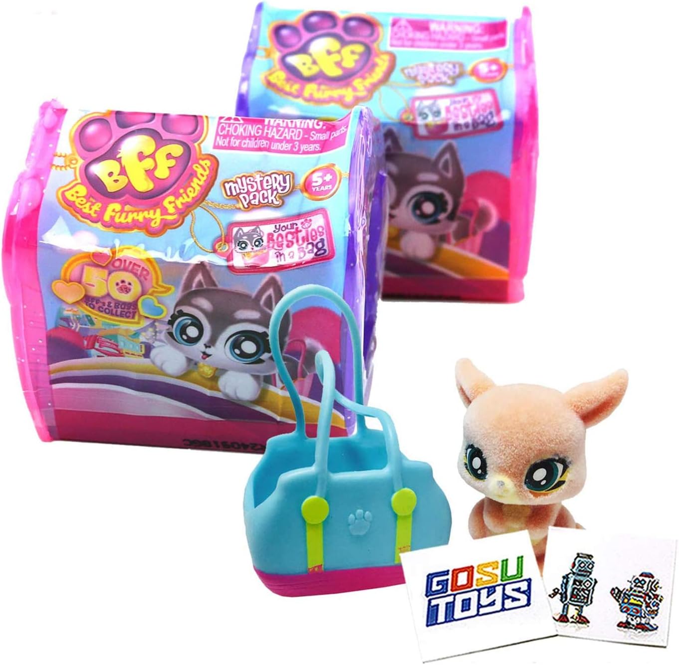 Best Furry Friends BFF Mystery Pack Series Collectible Cute Mini Pets ...