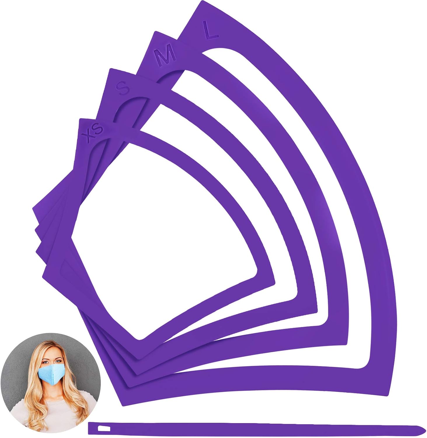 5 Pieces Face Covering Sewing Templates Face Protector Plastic Sewing ...