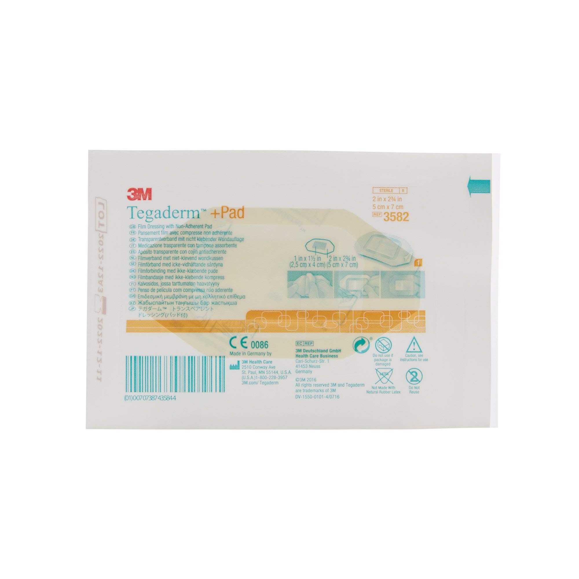 Mua 3M Tegaderm +Pad Film Dressing with Non-Adherent Pad, Sterile ...