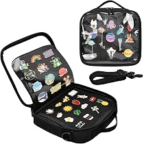 8 Page Pin Storage Bag Portable Pin Display Bag - 8-Page Trading Book ...