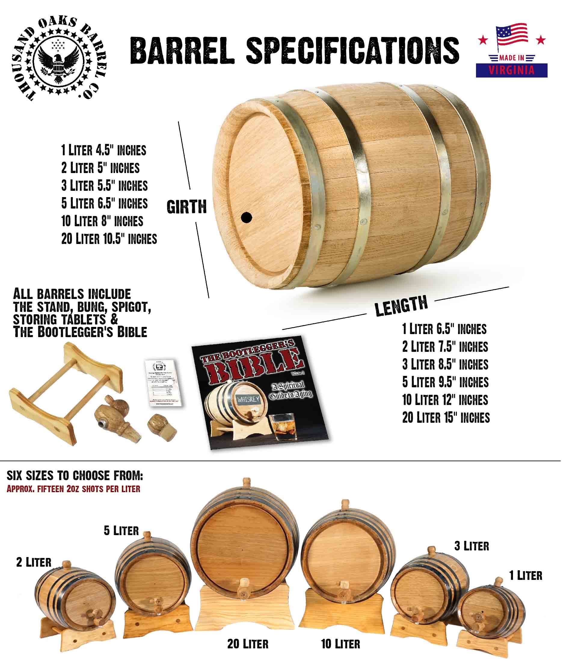 Mua 10 Liter American Oak Whiskey Aging Barrel (2.5 gallon) with Stand ...