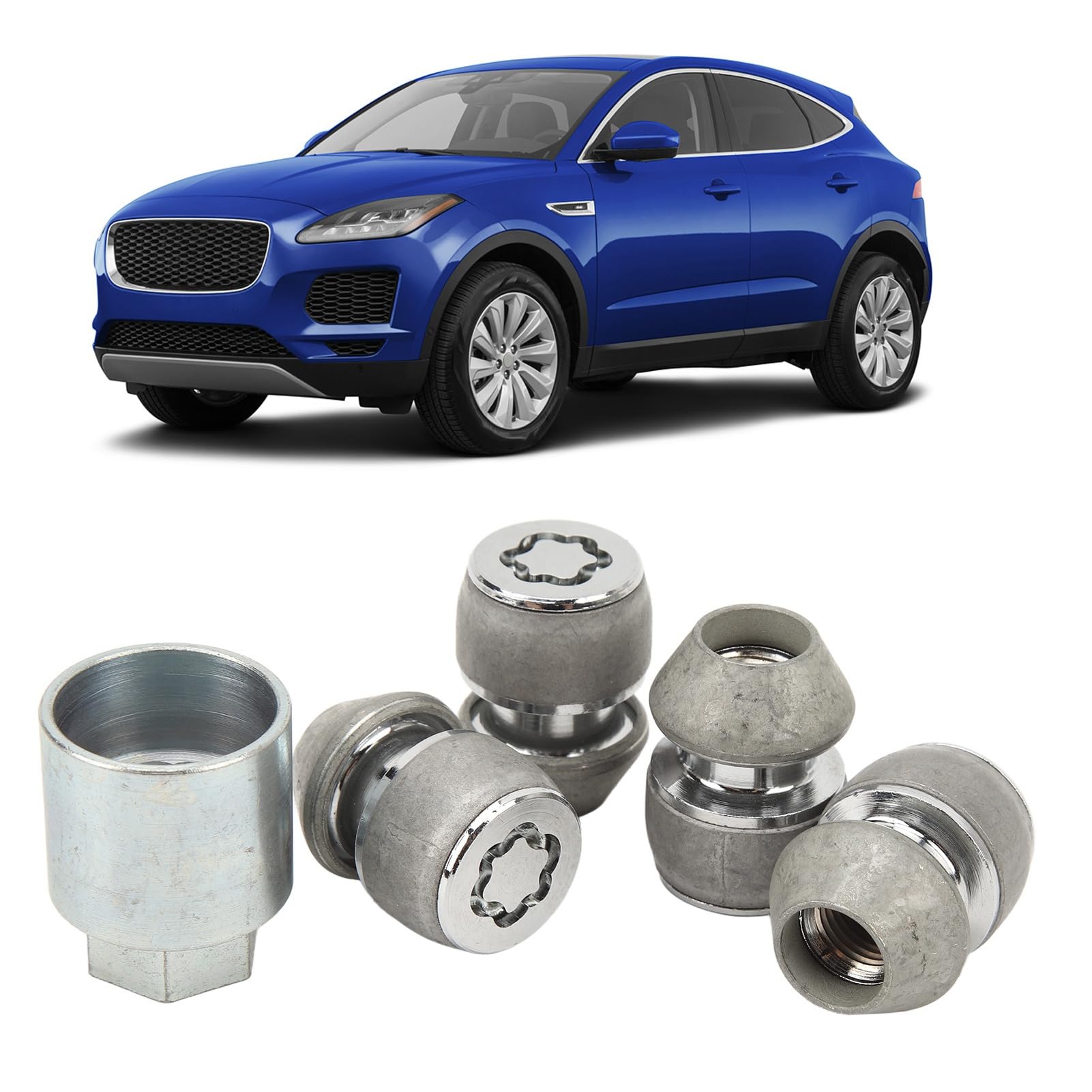 Wheel Nut Lock Kit, LR086417 Loosen Proof Anti Hard for FREELANDER 2 ...