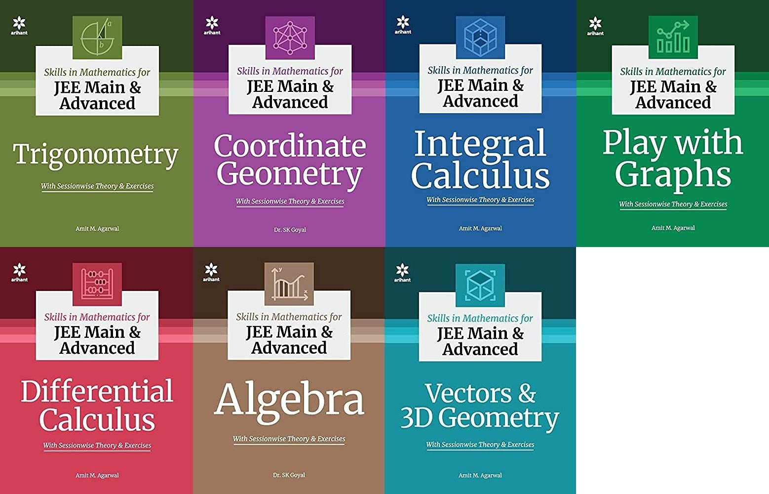 Arihant Mathematics Jee Main Advanced Sets Of 7 Books Ansh Book Store