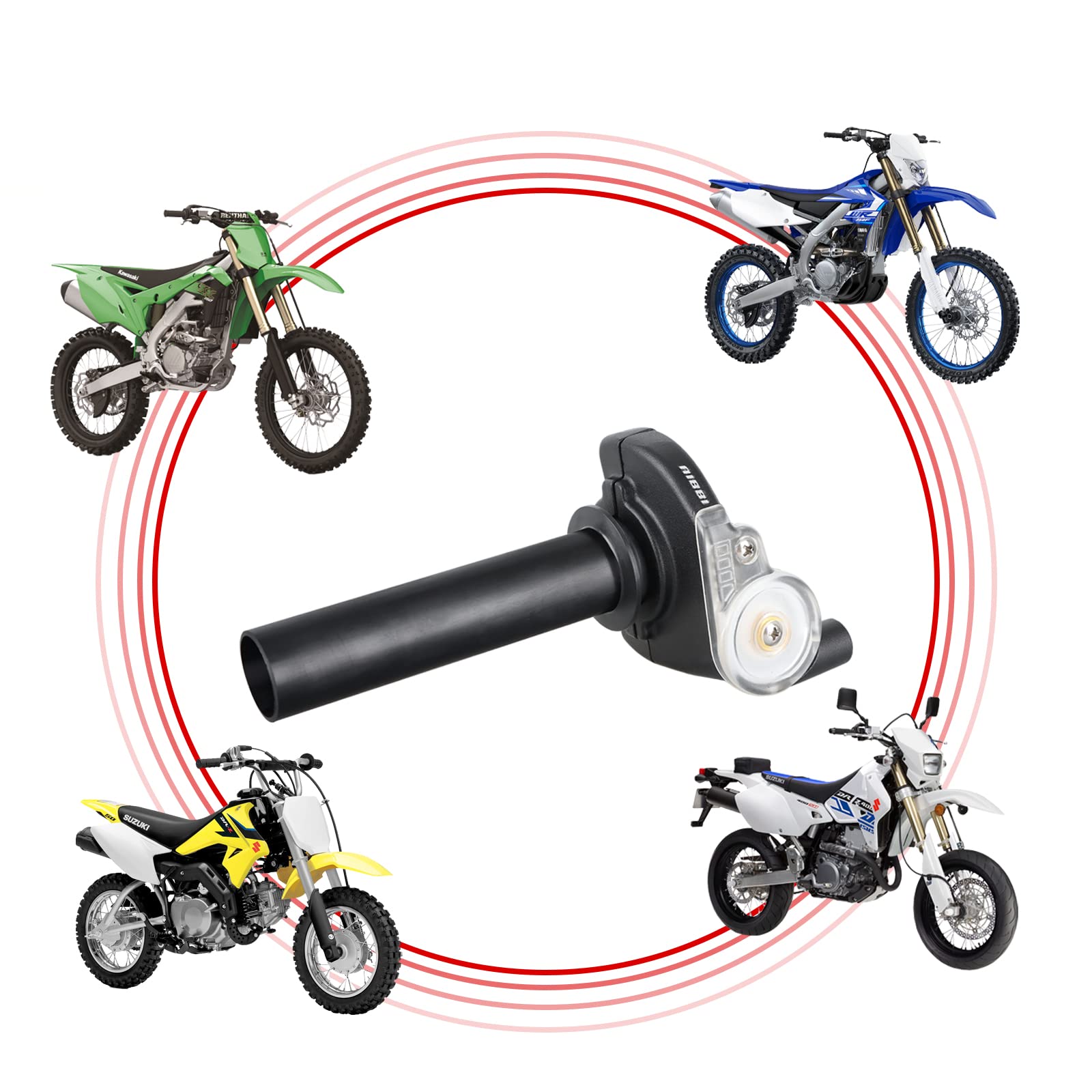 Mua nibbi 7/8inch Motorcycle High Sensitivity Throttle Tube, Short ...