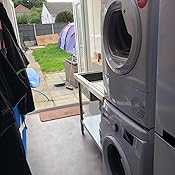 Wpro Stacking Kit With Shelf In White: Amazon.co.uk: Large Appliances