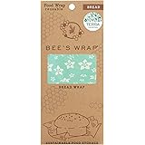 Amazon.com: Bee's Wrap Vegan Organic Reusable Bread Wrap, Eco Friendly ...
