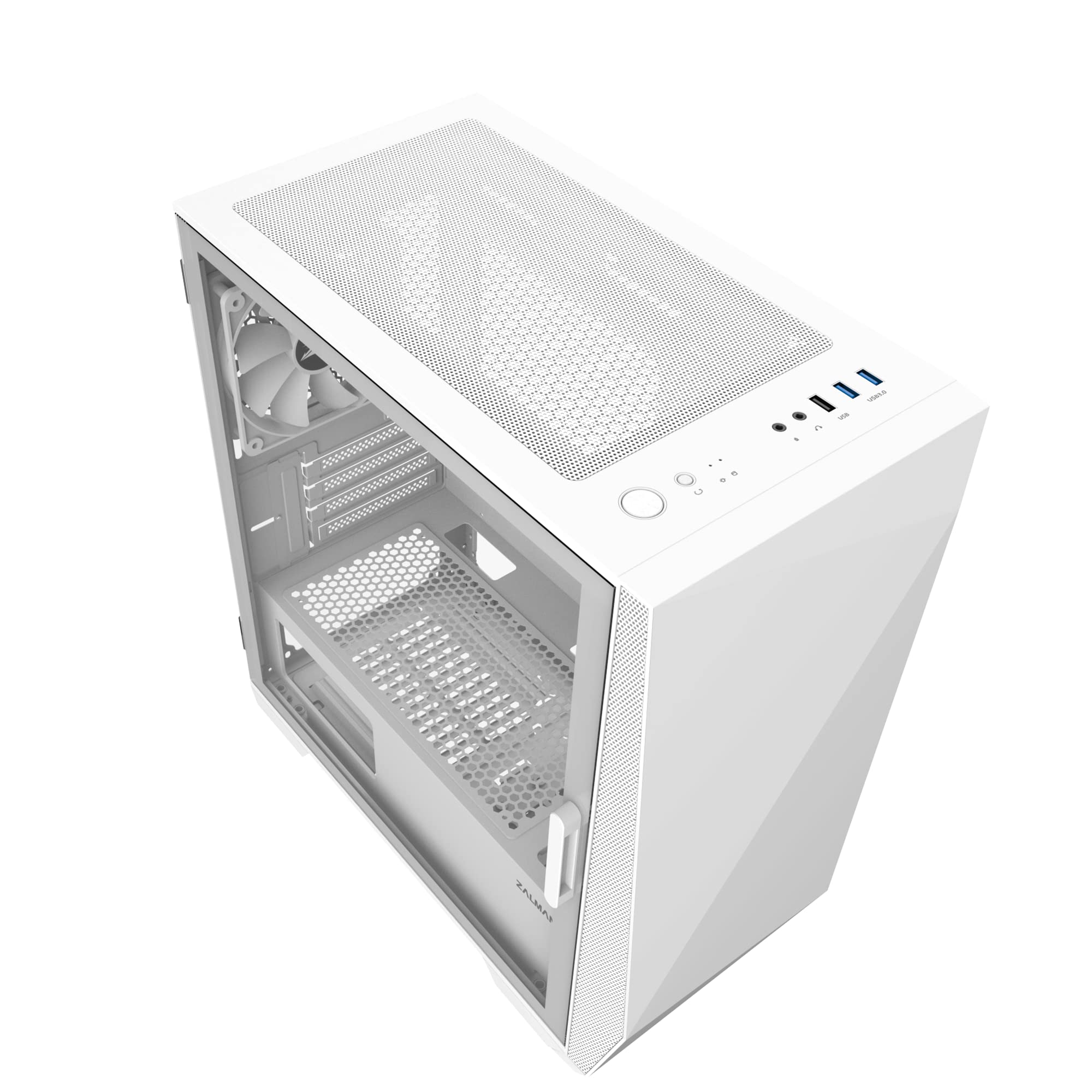 Mua ZALMAN Z1 Iceberg White Mini Tower PC Case, Polygonal Design, White ...