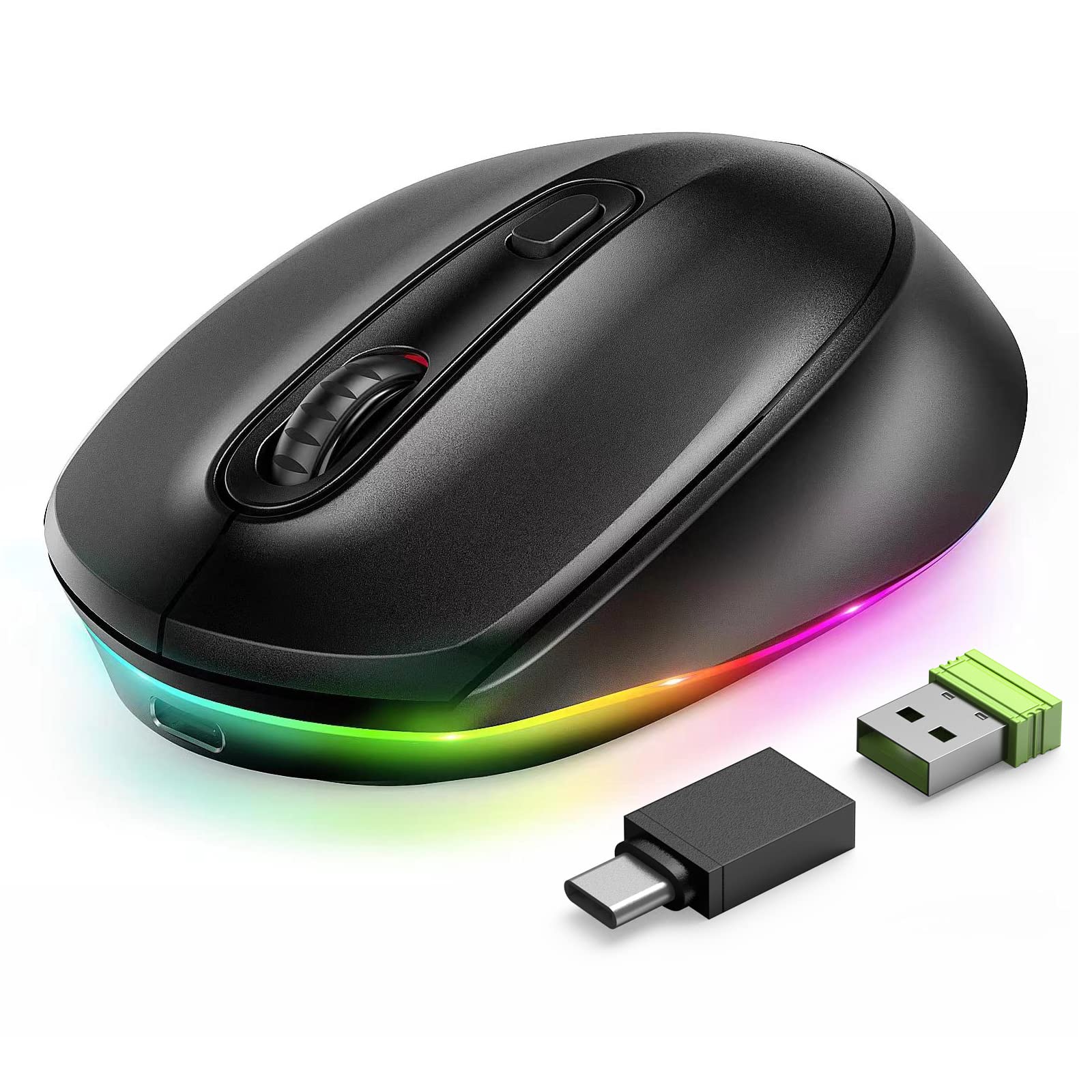 Mua seenda USB C Wireless Mouse for MacBook, 2-in-1 Mouse Jiggler Mover ...