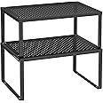 Amazon.com: SONGMICS Spice Racks, Set of 2 Metal Cabinet Shelf ...