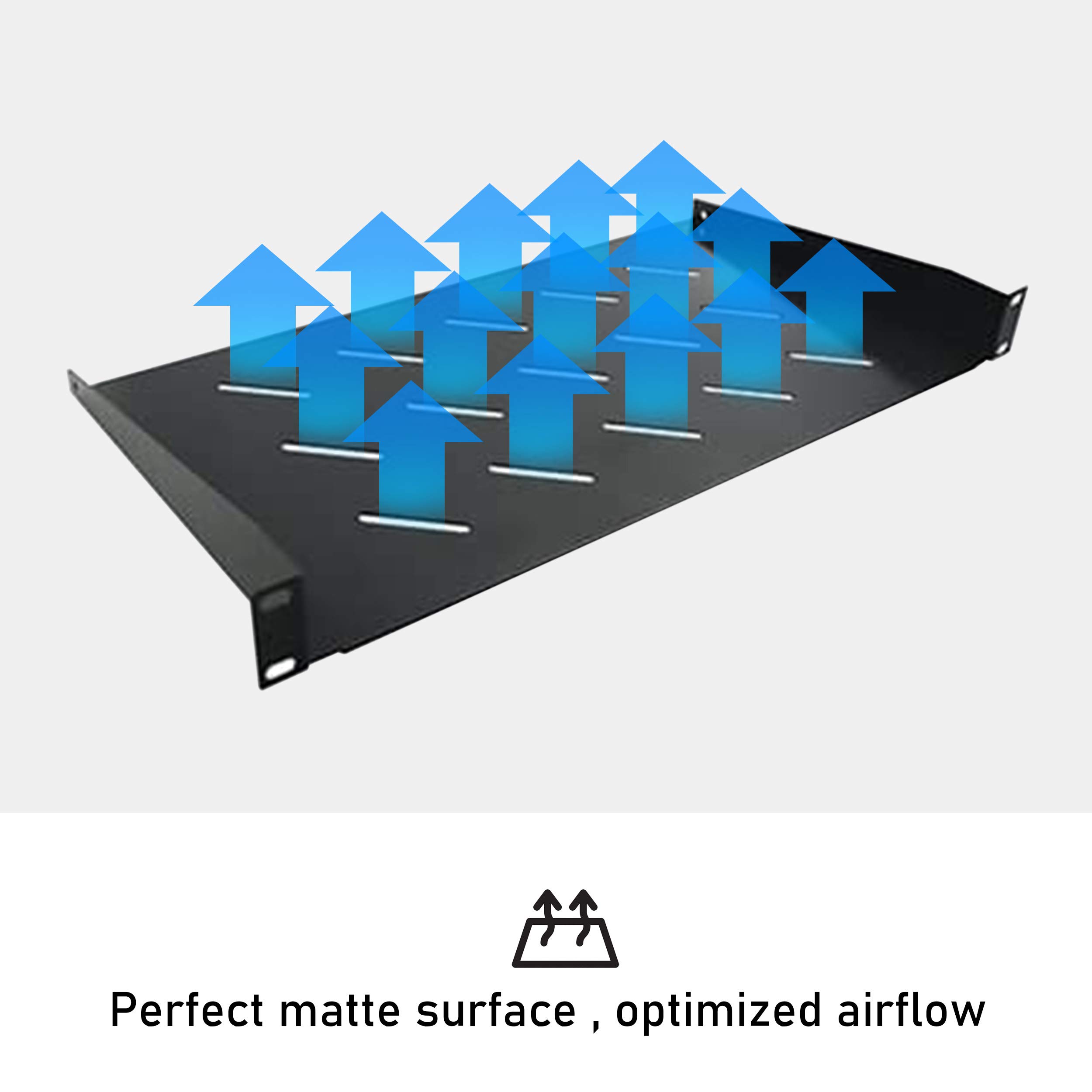 Mua DYNAMODE CAB SHELF Universal Vented Rack Mount Shelf Depth Network Data server Cabinet ...