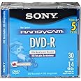 Amazon.com: Sony 8cm DVD-R with Hangtab 5 Pack - 5DMR30R1H : Electronics