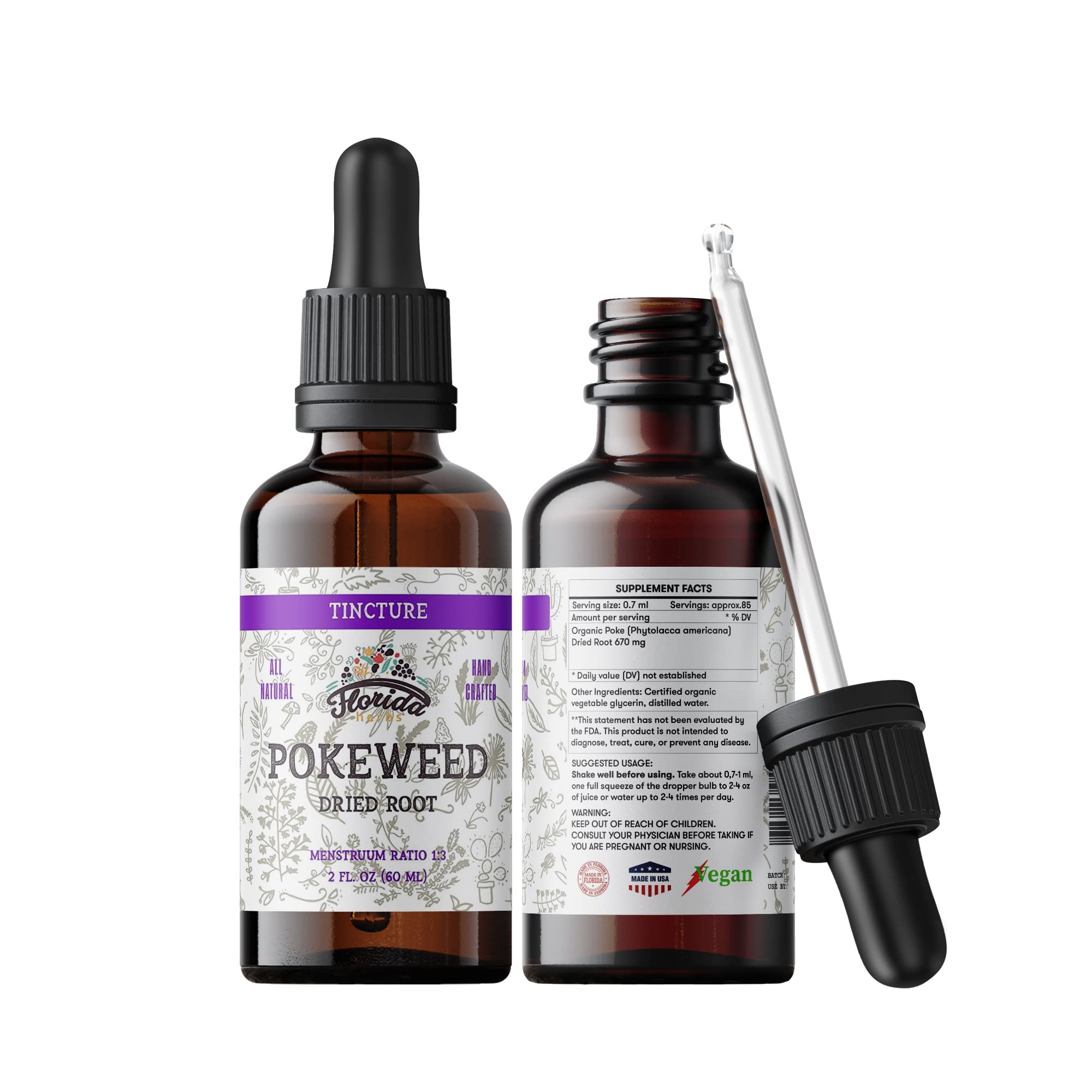 Mua Pokeweed Tincture, Organic Poke Extract (Phytolacca Americana ...