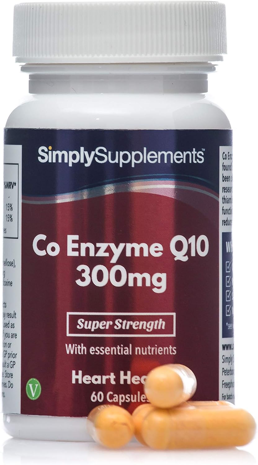 Co Enzyme Q10 300mg | Healthy Heart & Reduces Tiredness & Fatigue ...