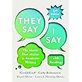 Amazon.com: "They Say / I Say" with Readings: 9781324070139: Graff ...