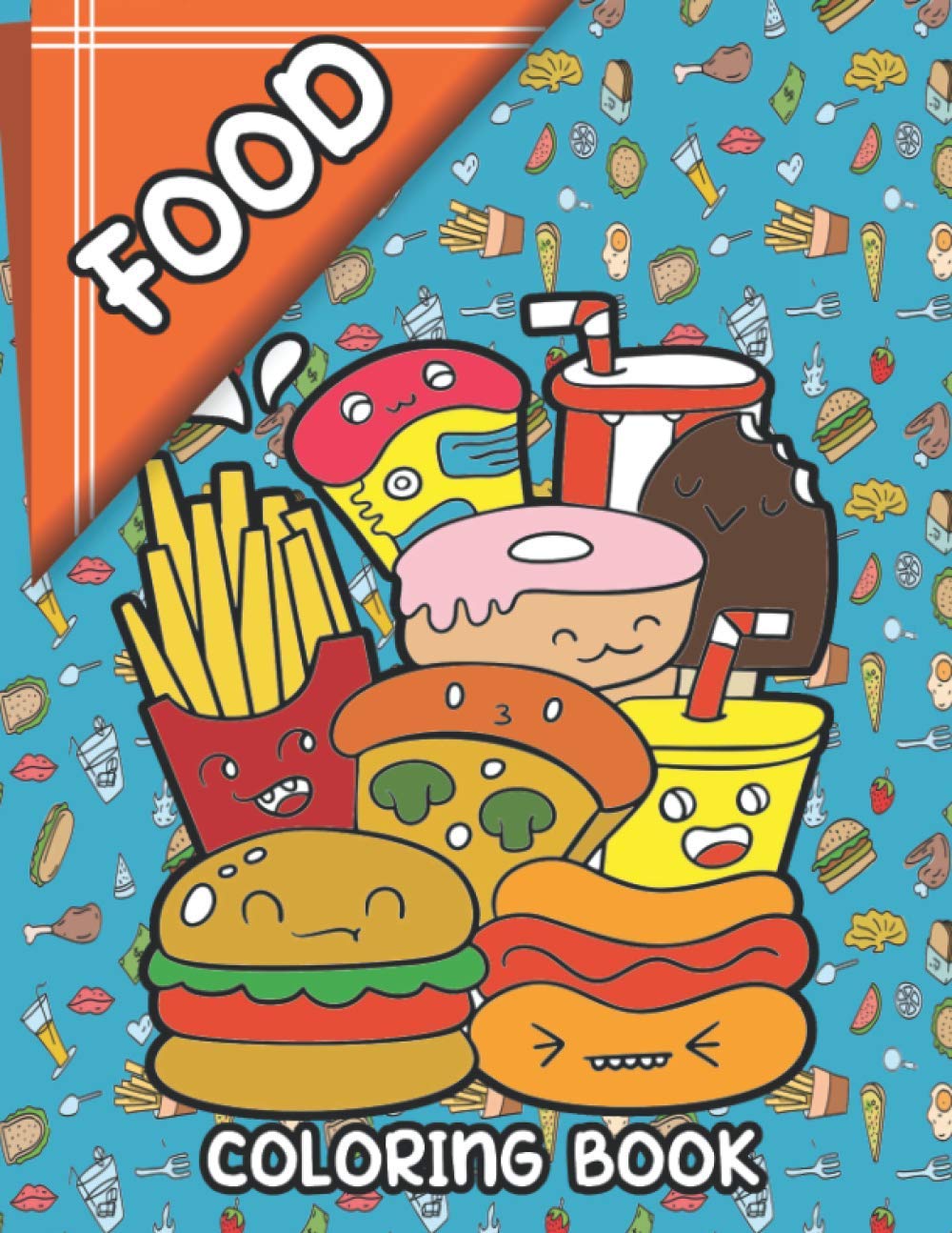Mua Food Coloring Book: Food Doodles to Color for Kids (Junk Food ...