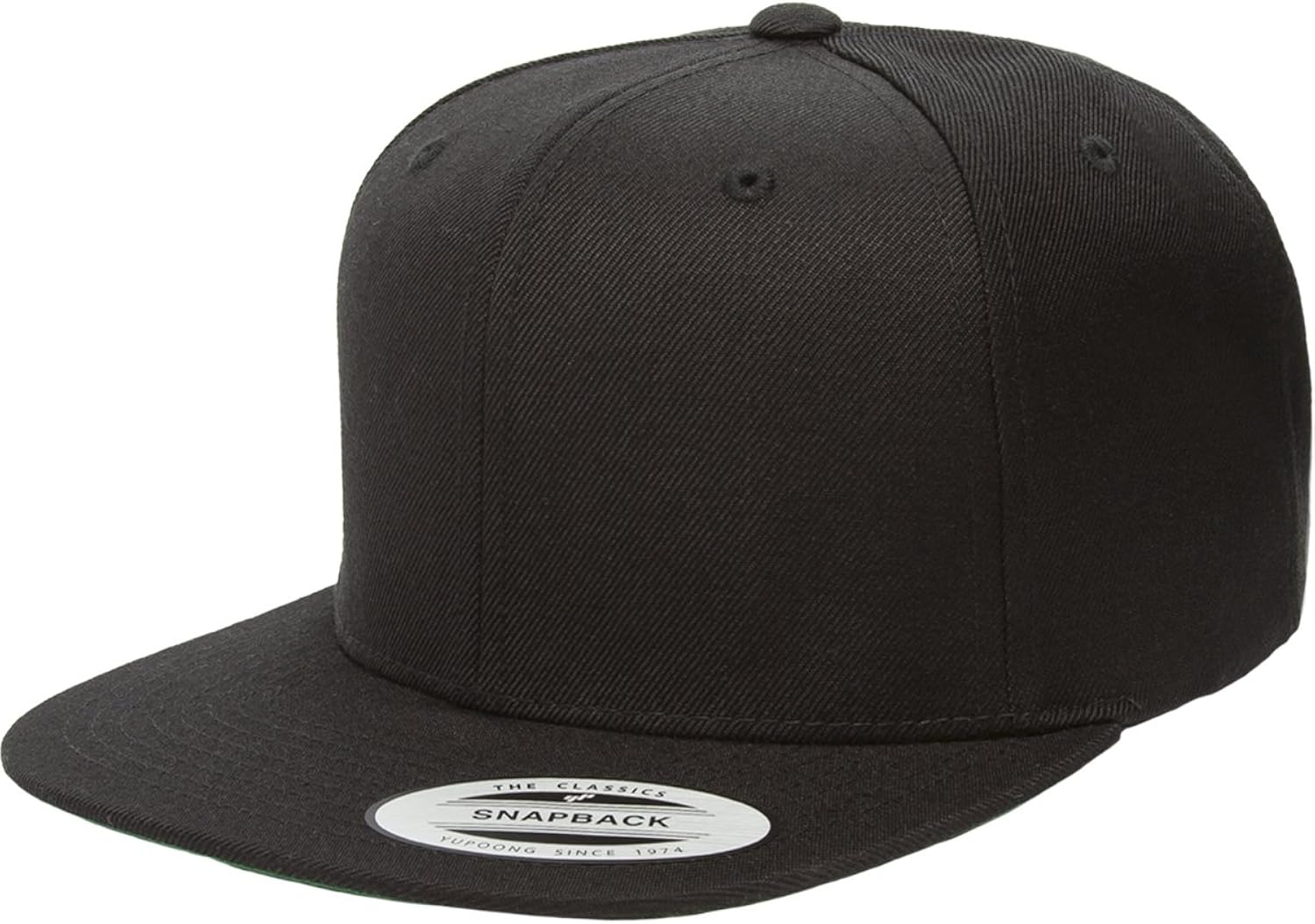 Yupoong Six Panel Plastic Snap Classic Snapback: Amazon.ca: Clothing ...
