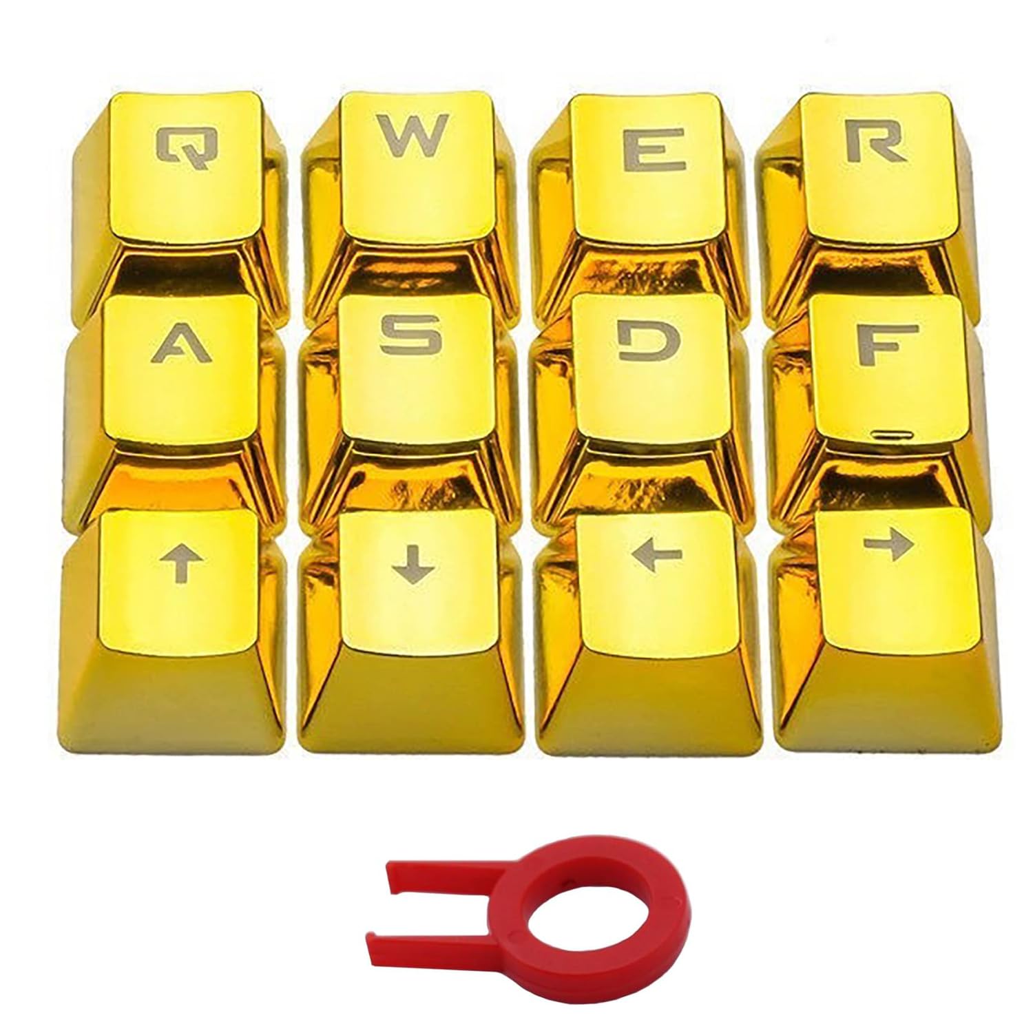 Mua 12 Gold Plated Keyboard Caps, Gaming Key Caps, Mechanical Keyboard ...