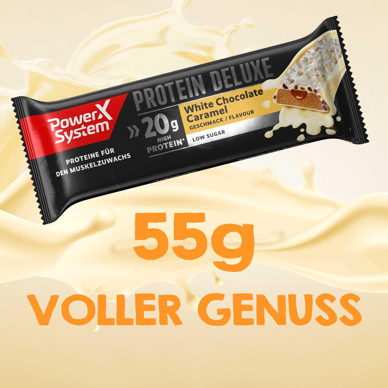 Mua Power System Protein Deluxe Eiweißriegel White Chocolate Caramel ...
