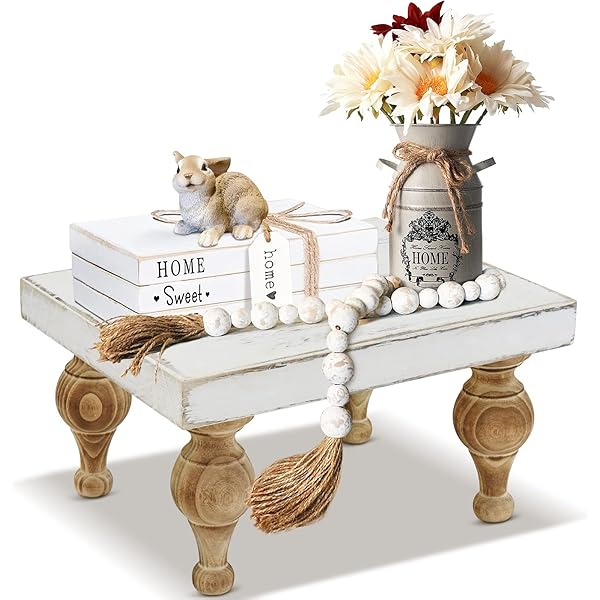 Tray server serving Large Stained Riser pedestal, Riser Stands, Riser ...