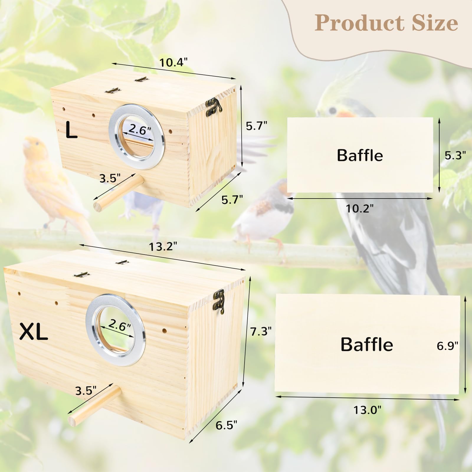 Mua ShuRung Parrot Nesting Box Cockatiel Nesting Box Bird Breeding Box ...