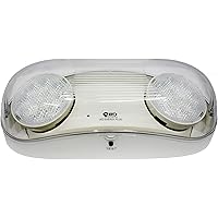 Outdoor Rated High Output White LED Emergency Light (Bug Eyes) with ...
