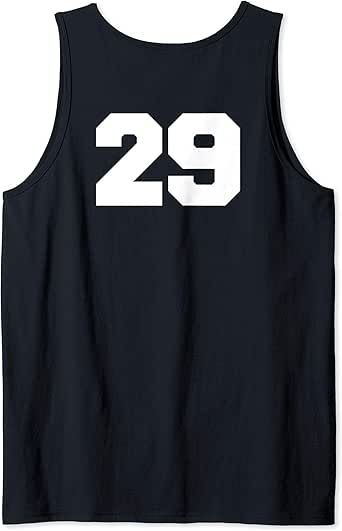 Amazon.com: Number 29 Sports Jersey Player #29 Fan BACK PRINT Varsity ...