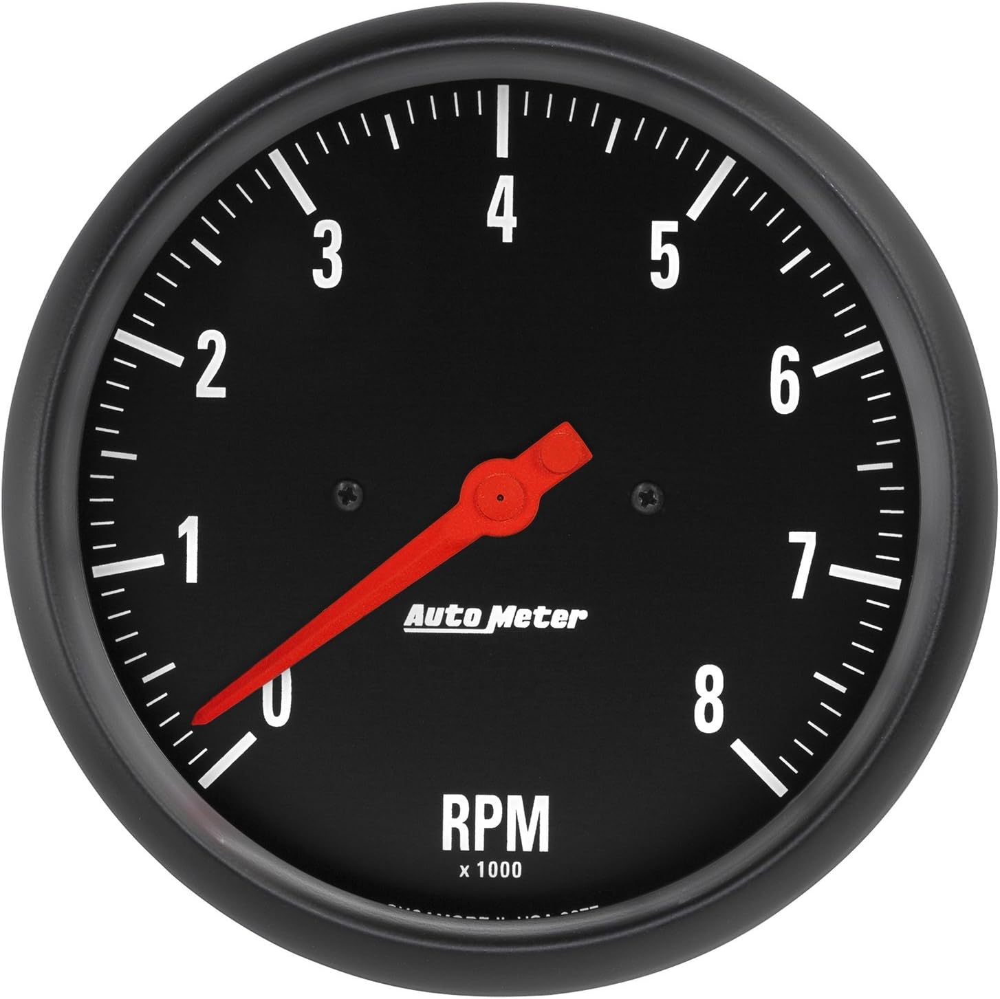 AutoMeter 2677 Z-Series In-Dash Electric Tachometer 5 in. Black Dial ...