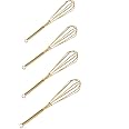 Amazon.com: Mini Whisks 7 inch 4Pcs(Gold): Home & Kitchen