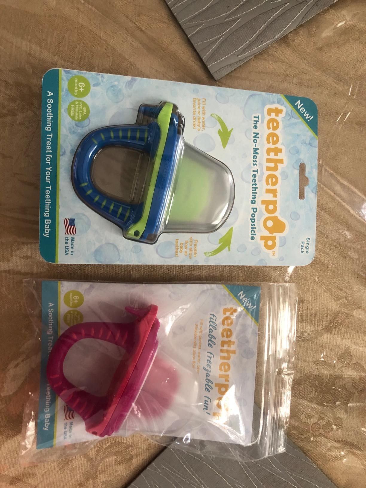 $3/mo - Finance teetherpop Fillable, Freezable Baby Teether for ...
