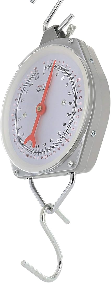 Amazon.com: Ram Pro Hanging Mechanical Scales Kitchen Fishing Dial ...