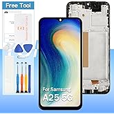 Amazon.com: AMOLED for Samsung A25 Screen Replacement Kit for Samsung ...