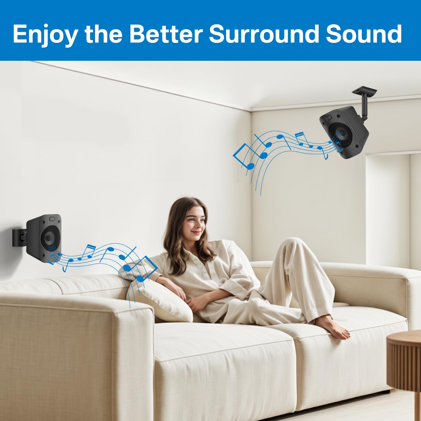 Mua Speaker Mount for Logitech Z906 Speaker Wall Mount with Tilt and ...