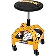 Amazon.com: DEWALT Heavy-Duty Metal Rolling Stool for Shop or Garage ...