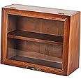 Amazon.com: 2-Tier Mini Display Cabinet - Wooden Storage Display ...