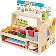 Melissa & Doug Wooden Sandwich Counter Play Set with Deli Slicer