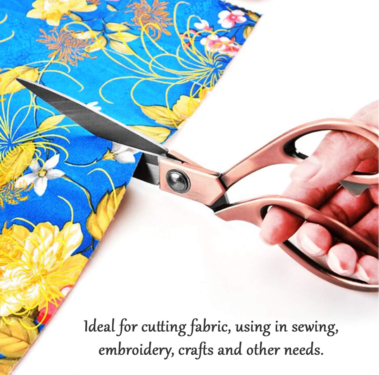 Dressmaking Scissors with Thread Cutter Sewing Stainless Steel Fabric ...