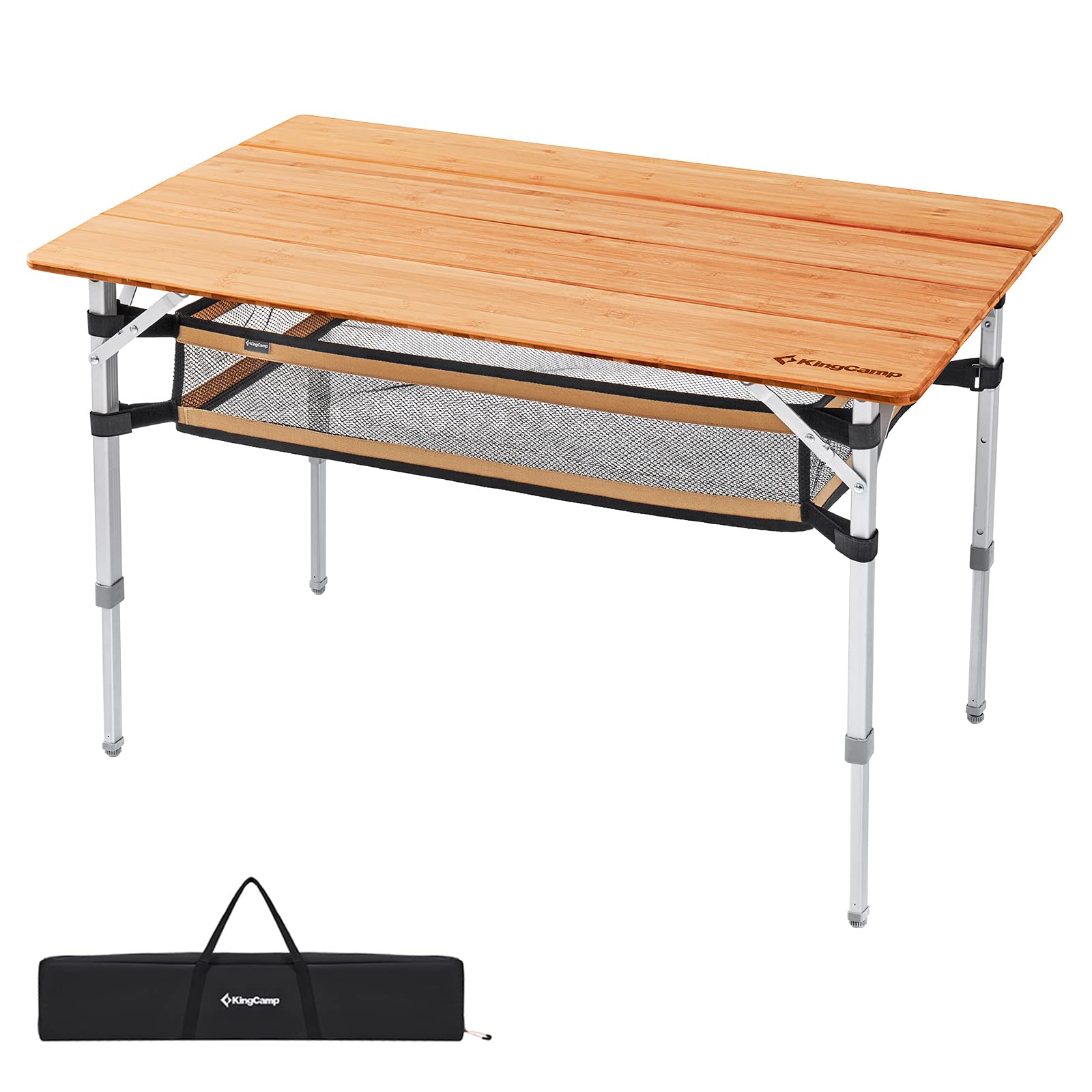 Mua KingCamp Bamboo Folding Table Camping Table with Large Storage Bag ...