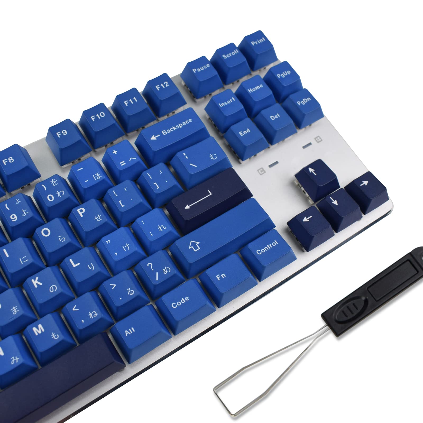 Mua MOLGRIA PBT Striker Keycaps, 129 Set Blue Keycaps Cherry Profile ...