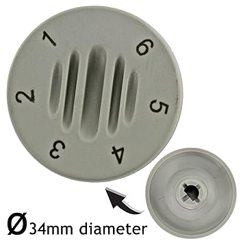 Dimplex Storage Heater Beige / Grey Temperature Control Switch Knob ...
