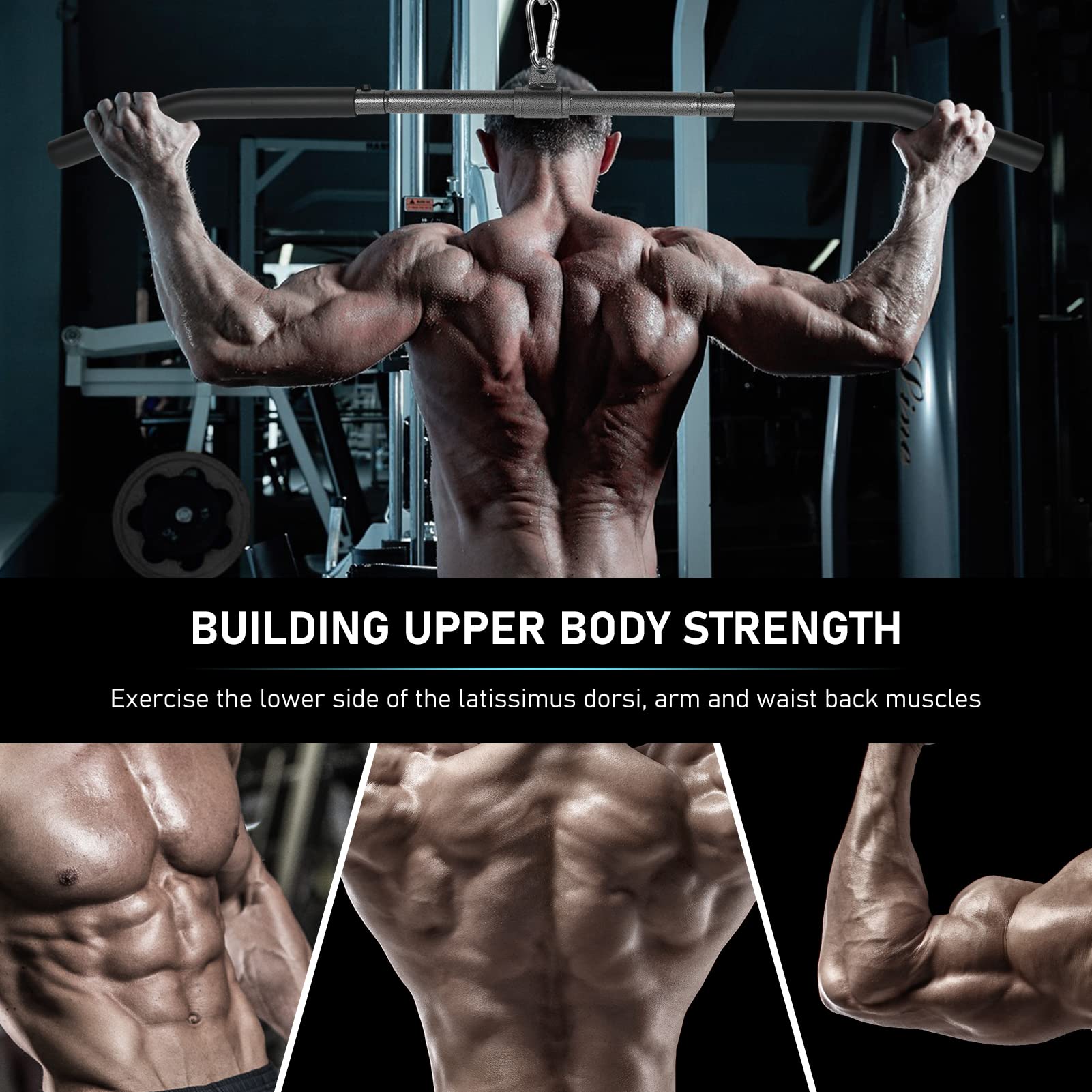Mua LAT Pull Down Bar, Detachable LAT Pulldown Attachment with Swivel ...