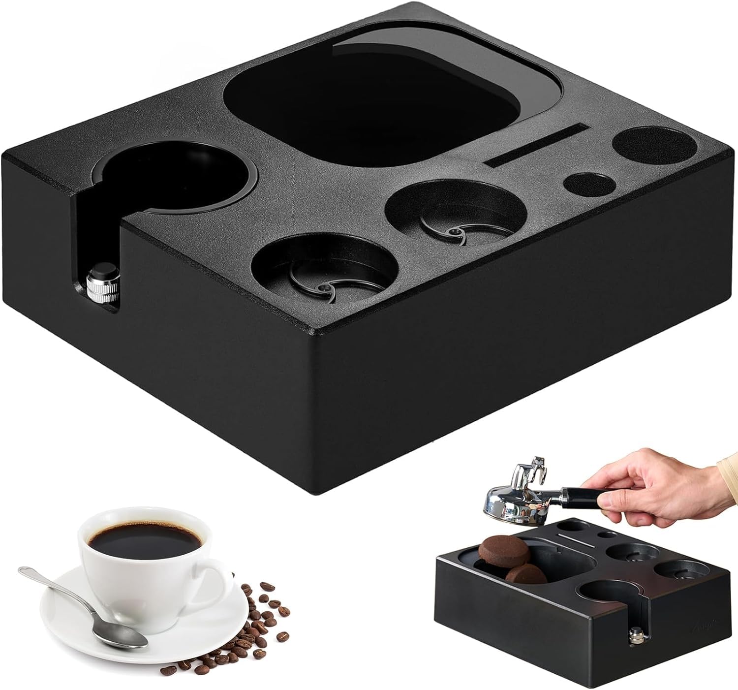 Espresso Tamping Station, Espresso Knock Box and Tamp Station ABS ...