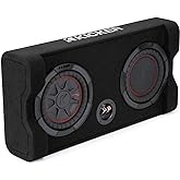 Amazon.com: Kicker 48TRTP102 TRTP 10-inch Thin Down Firing Subwoofer and Passive Radiator ...