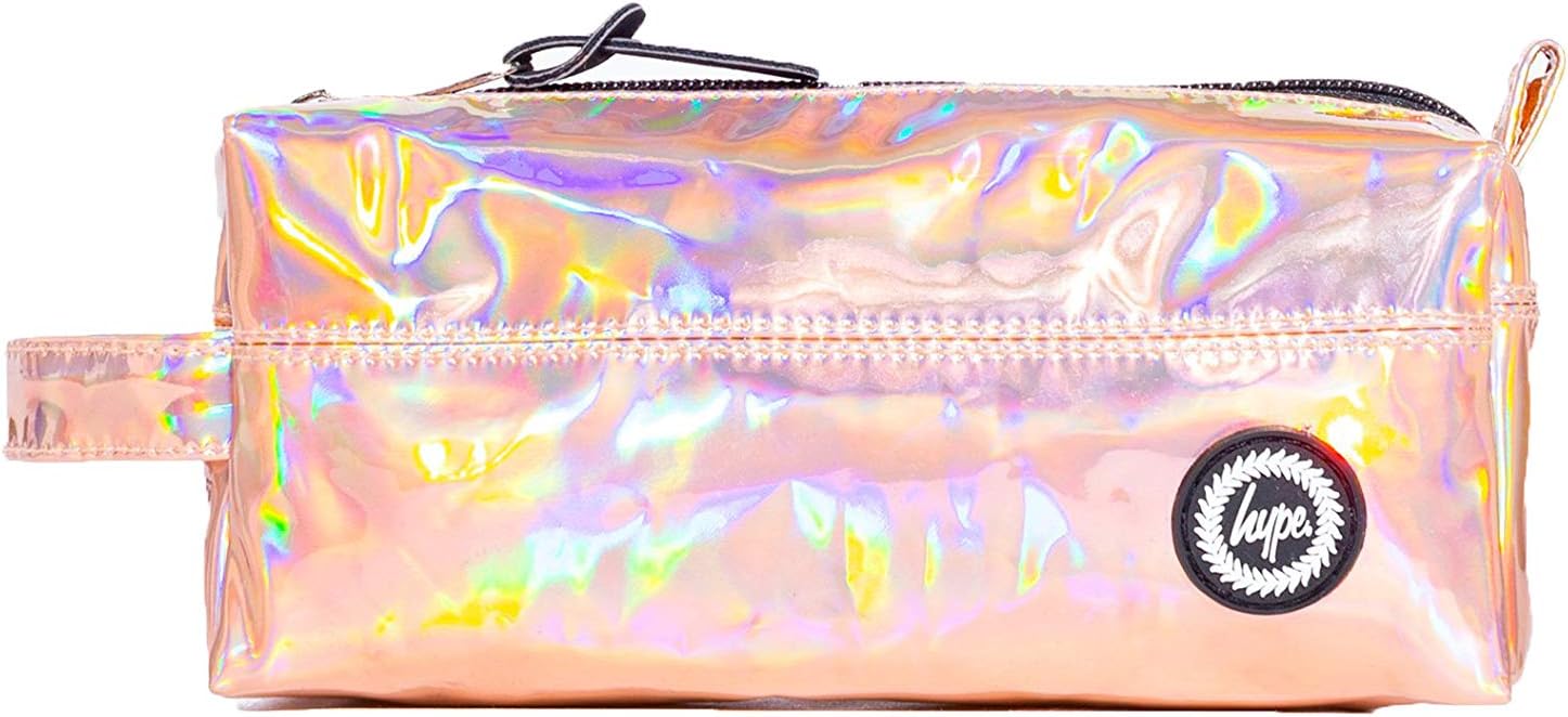 HYPE ROSE GOLD HOLOGRAPHIC PENCIL CASE – BigaMart