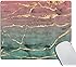 Amazon.com : Smooffly Rose Gold Marble Design Round Mouse pad ...
