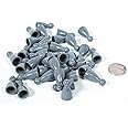 Amazon.com: Plastic Pawns: Set of 36 Grey Color Board Game Playing ...