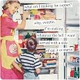 Amazon.com: Anne Taintor Square Refrigerator Magnet - What Am I Making ...